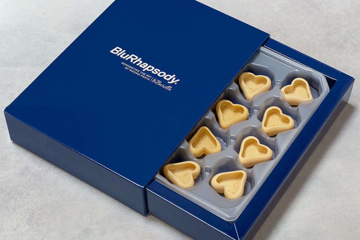 BluRhapsody lancia la prima pasta finger food stampata in 3D | Pasta&Pastai